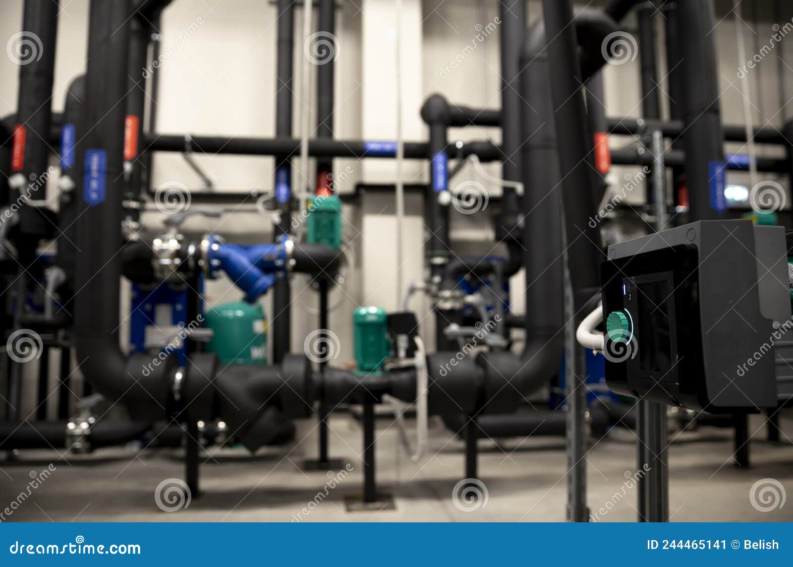 Cooling System of a Supercomputer Stock Image - Image of electricity ...