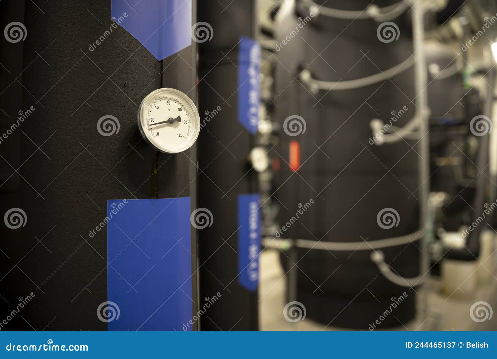 Cooling System of a Supercomputer Stock Image - Image of black, liquid ...