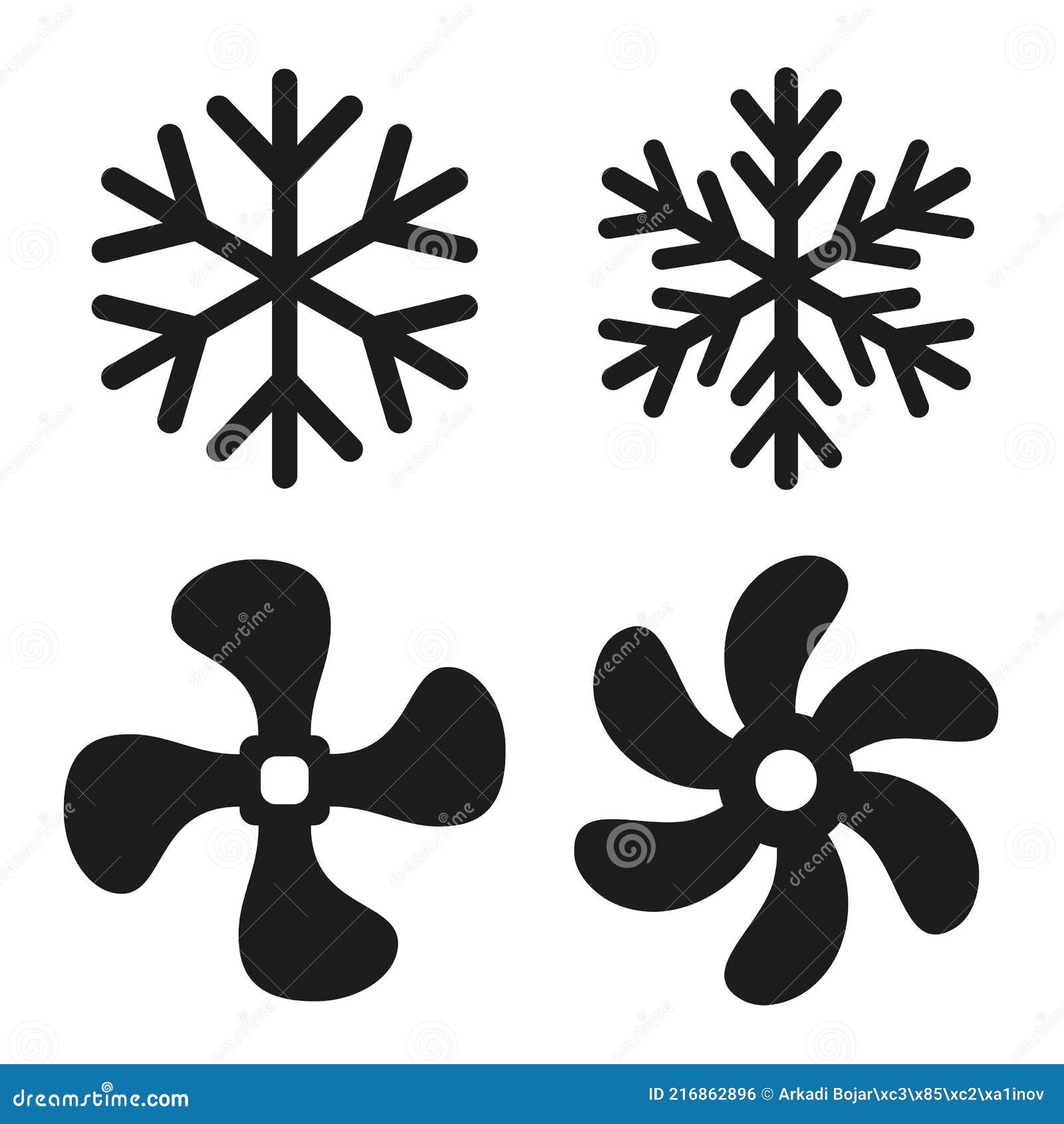 Cooling System Black Icon Concept. Cooling System Flat Vector Symbol ...