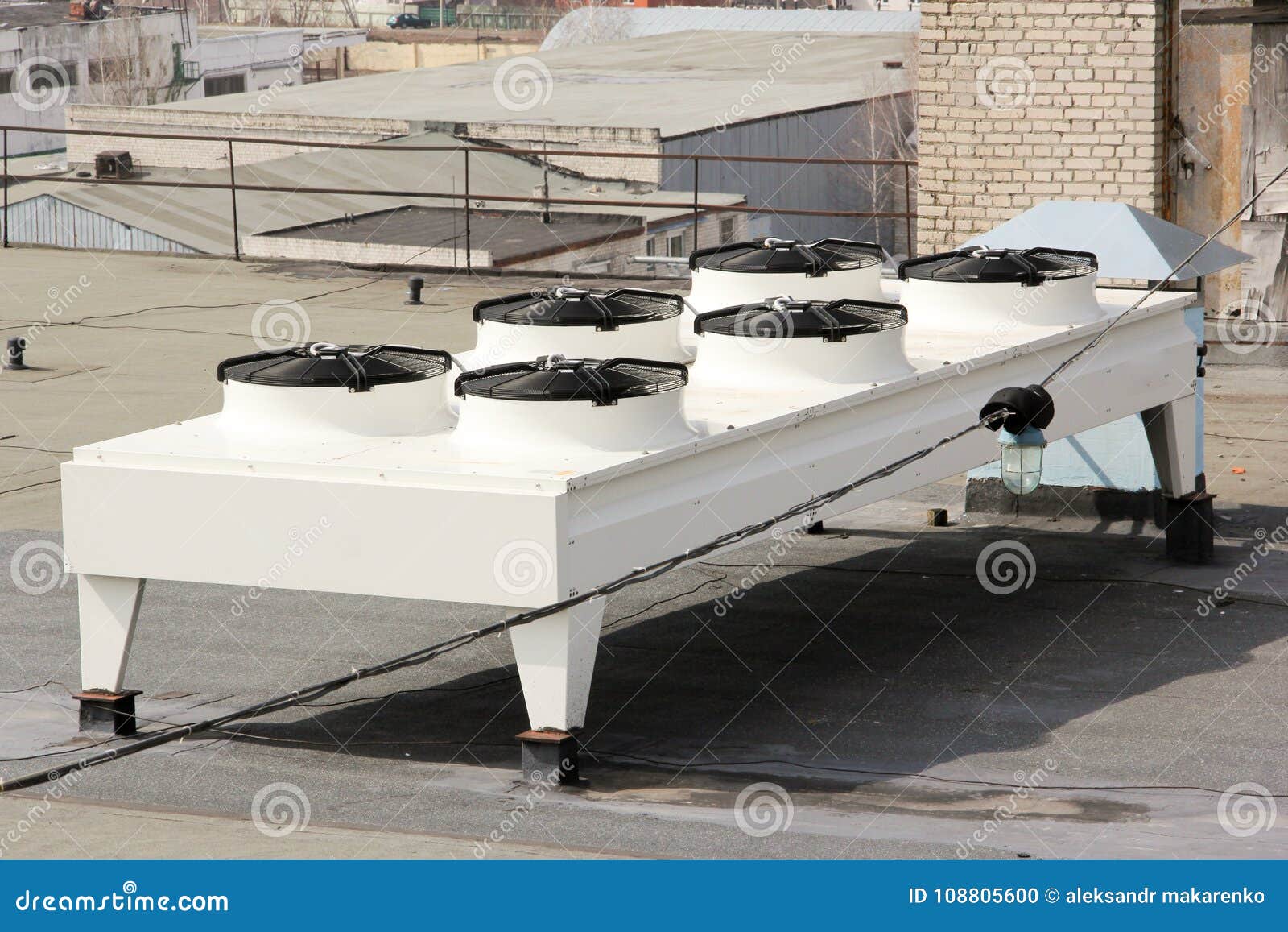 Cooling System for Ventilation and Air Conditioning. Stock Photo ...