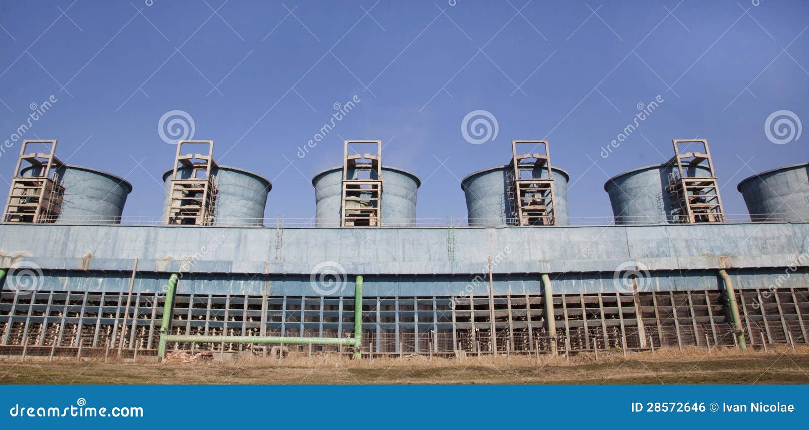 Cooling tanks stock photo. Image of cooling, industrial - 28572646