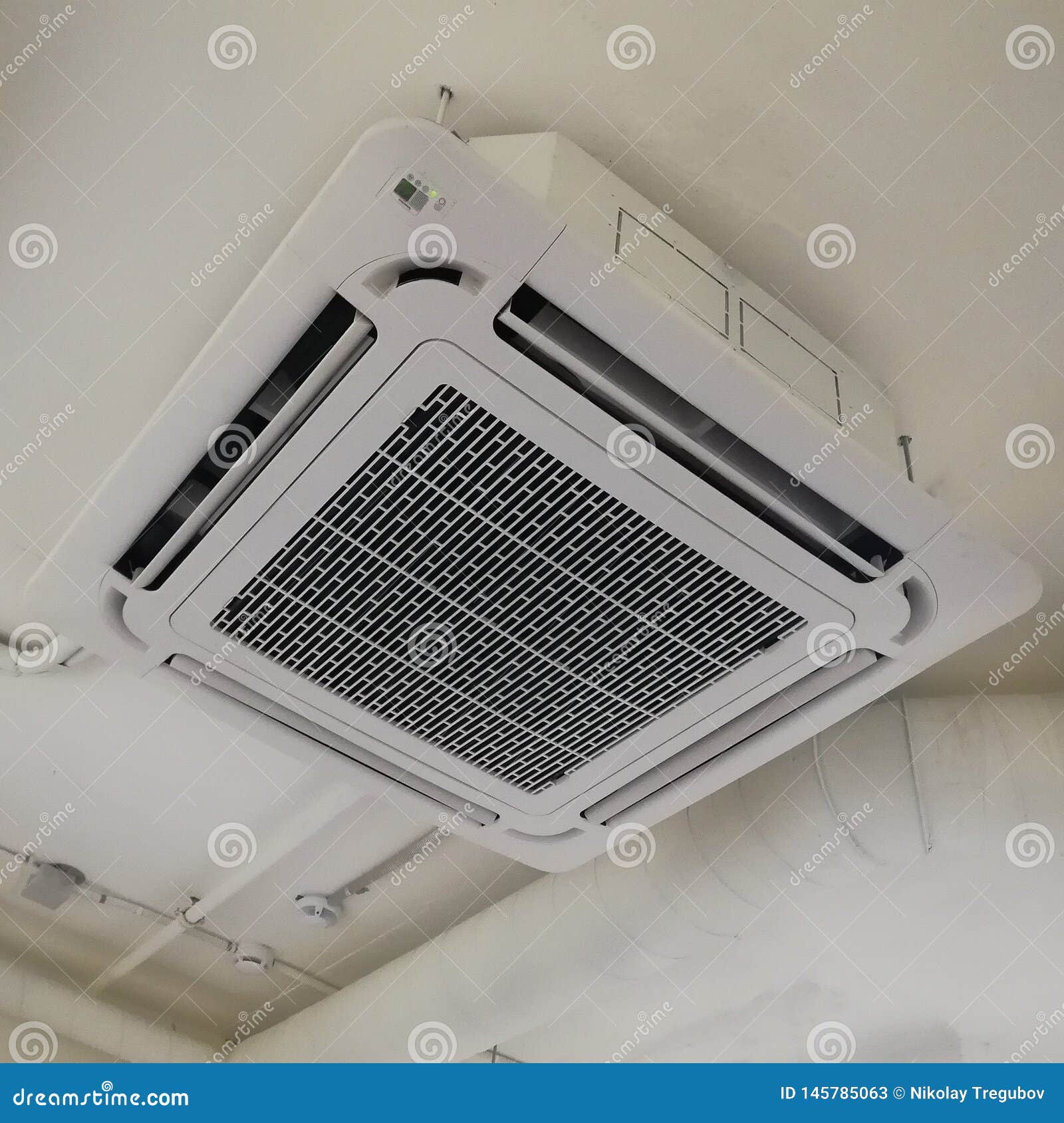 Cooling Technical Rooms. Industrial Air Conditioning Stock Image ...