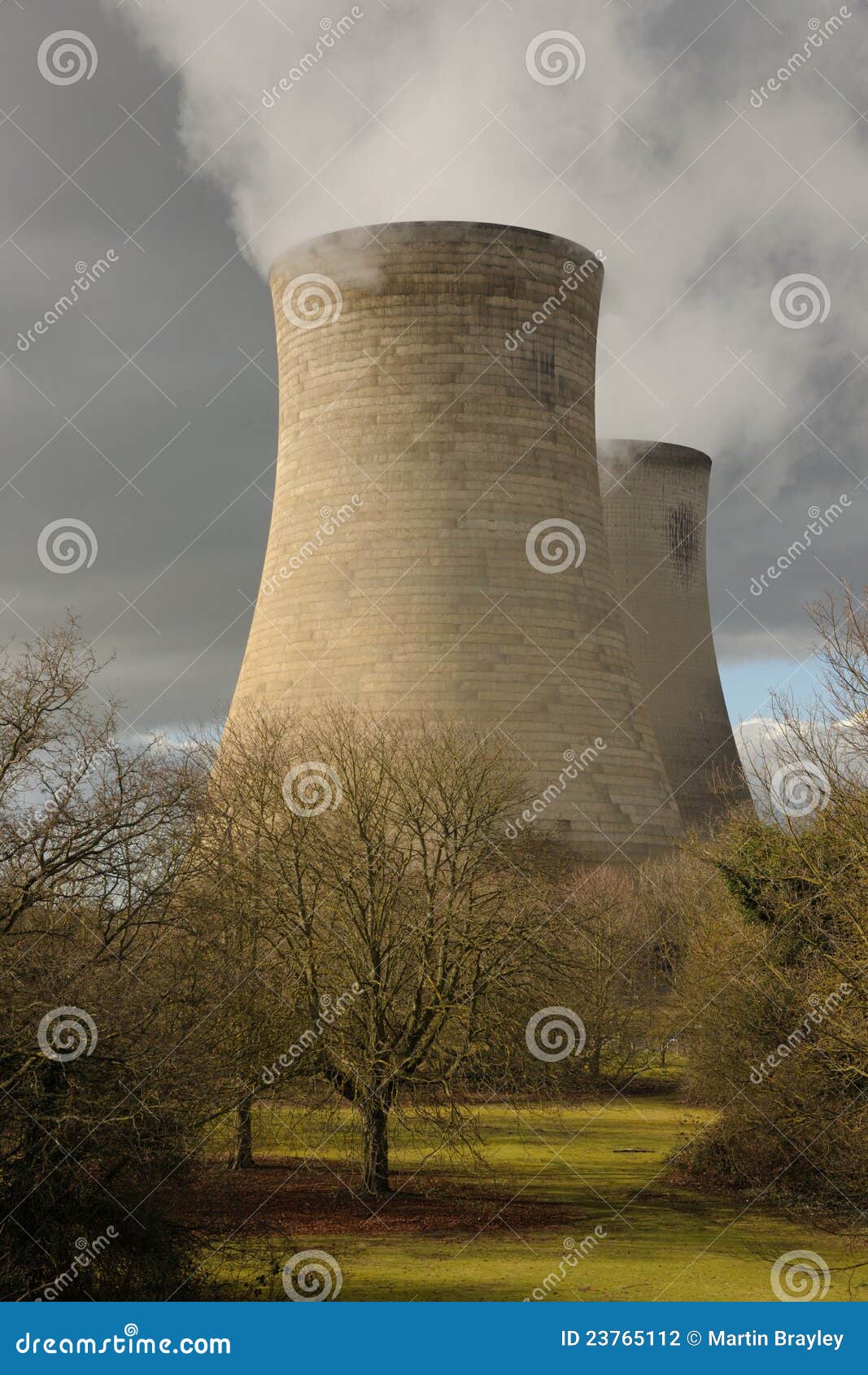 Cooling tower stock photo. Image of generating, generate - 23765112