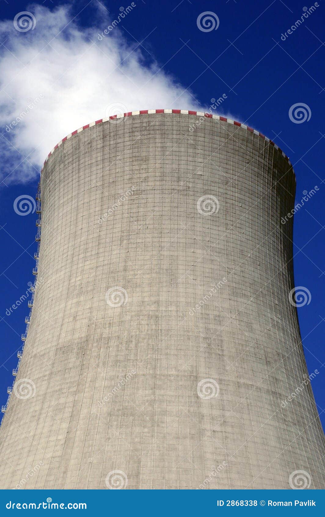 Cooling tower stock photo. Image of flume, chimney, pollute - 2868338