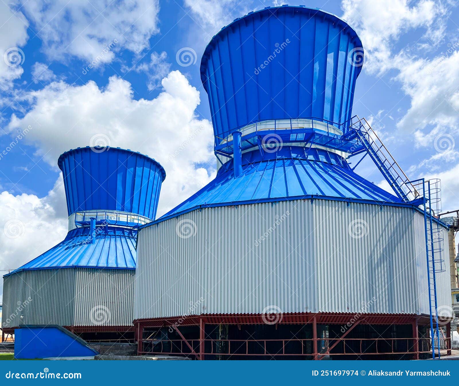 A Cooling Tower is a Device for Cooling a Large Amount of Water with a ...