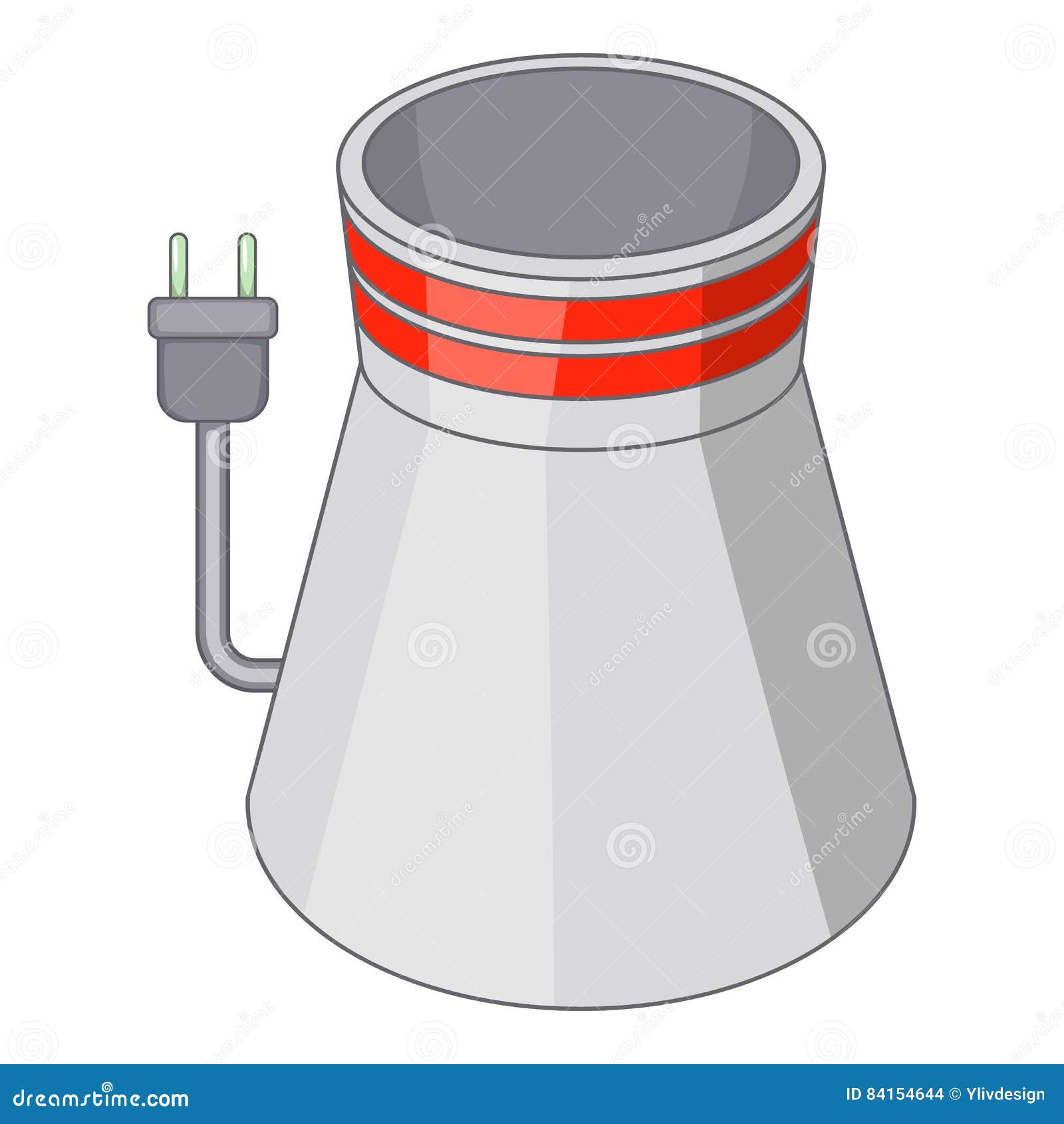 Cooling Tower Icon, Cartoon Style Stock Vector - Illustration of ...