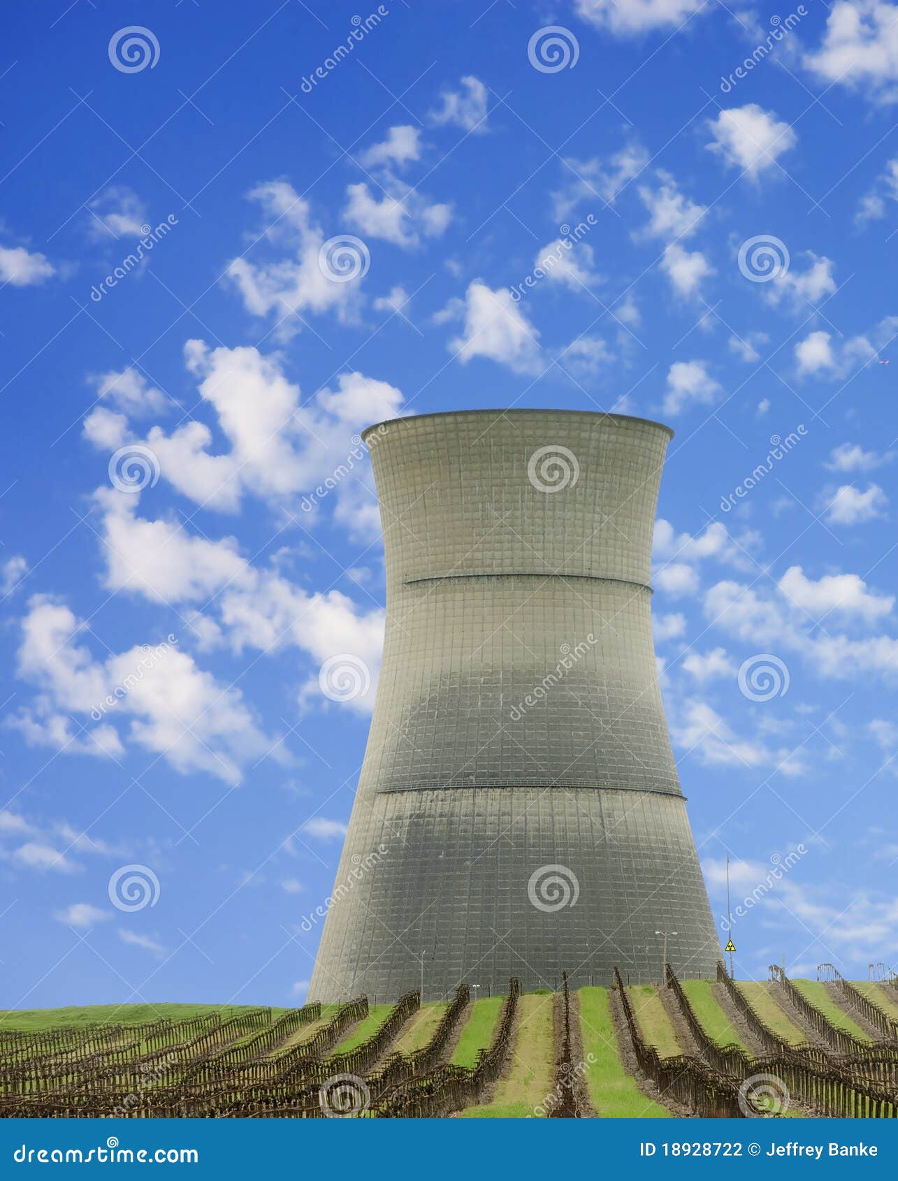 Cooling Tower of Nuclear Station Stock Photo - Image of ominous ...