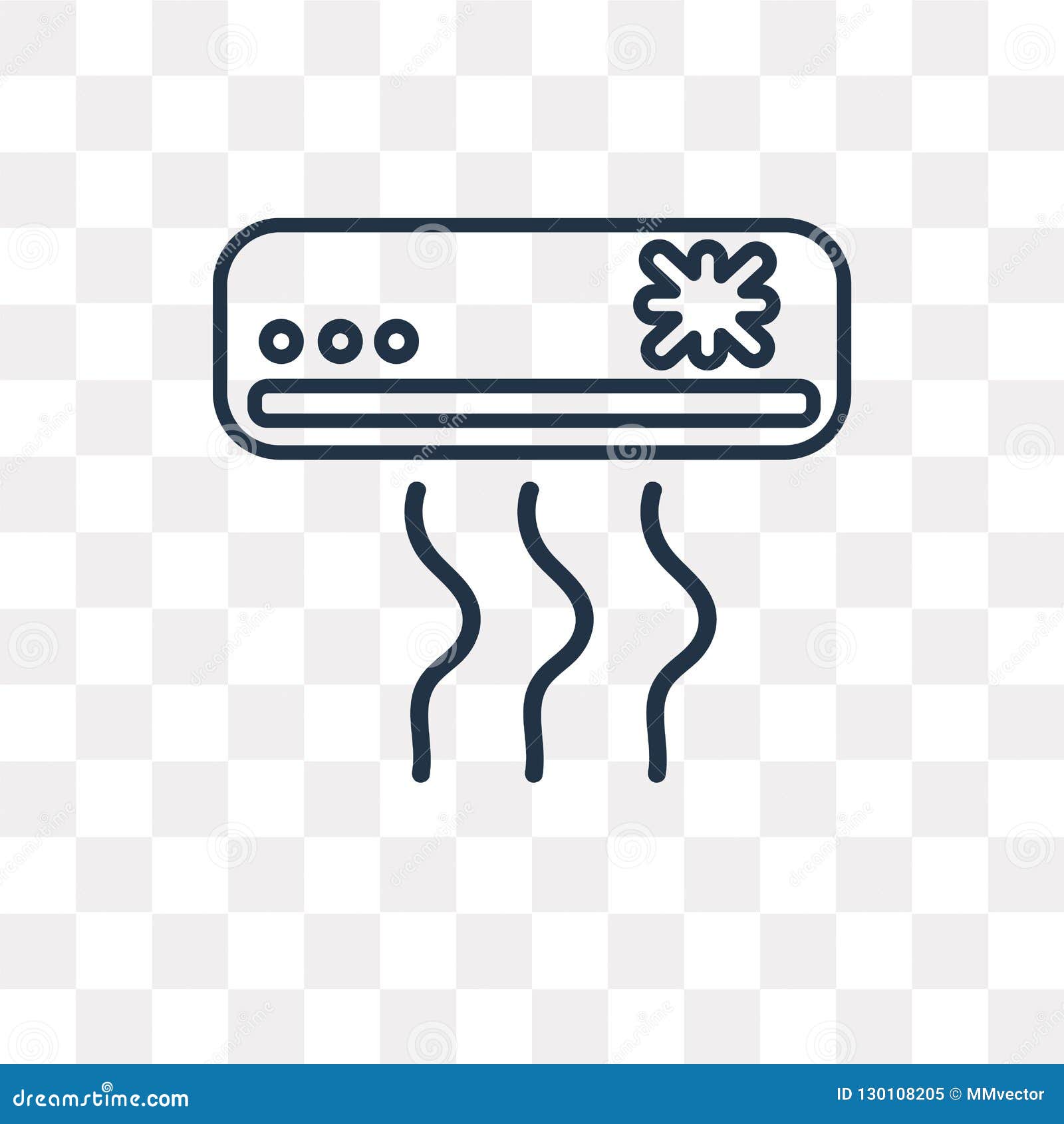 Cooling Vector Icon Isolated On Transparent Background, Cooling ...