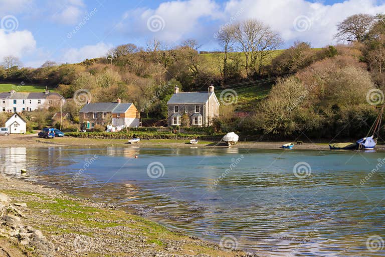 Coombe Cornwall stock image. Image of waterways, cowland - 25056821