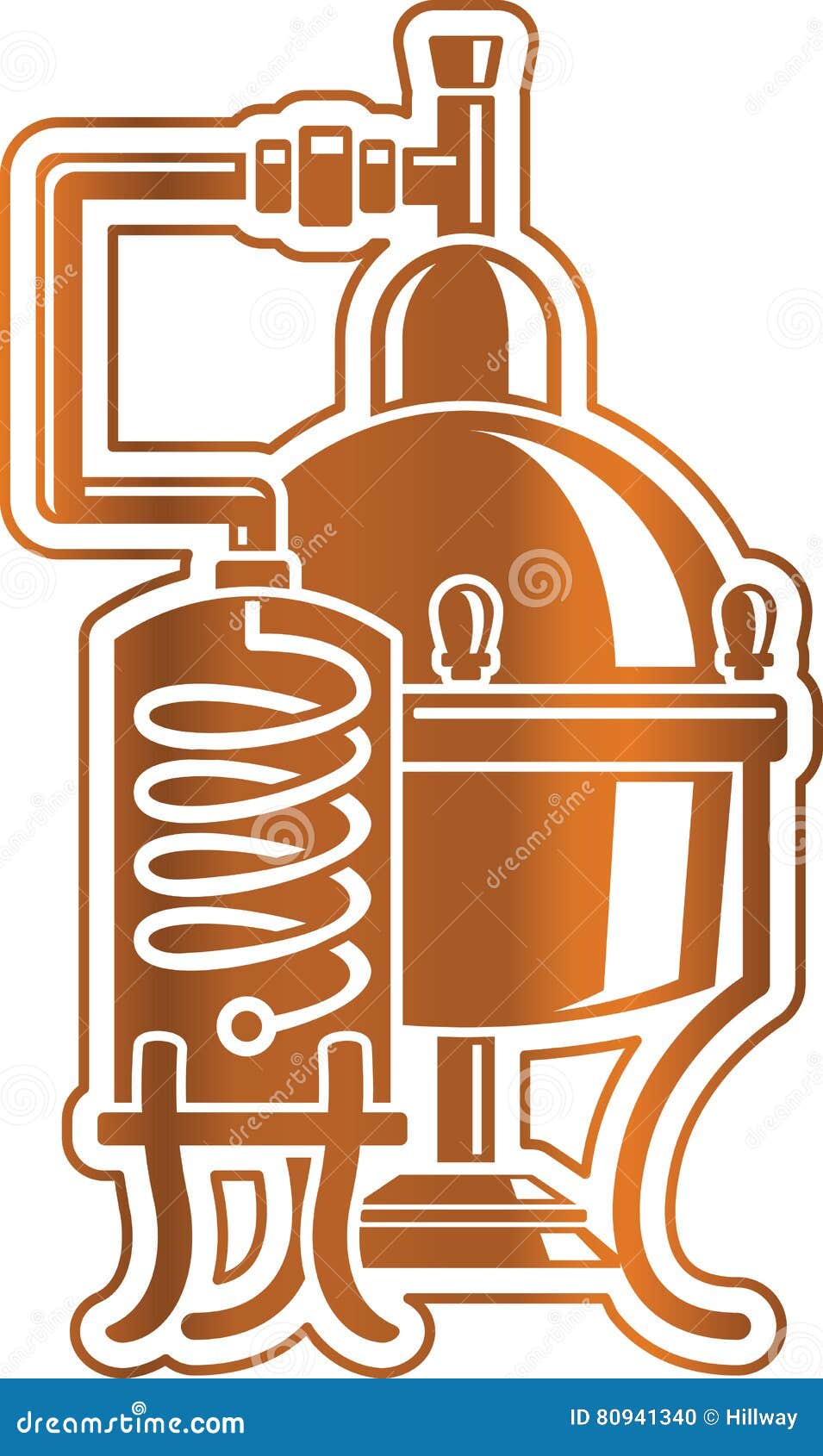Alcohol Distiller Illustration, Drawing, Engraving, Ink, Line Art ...