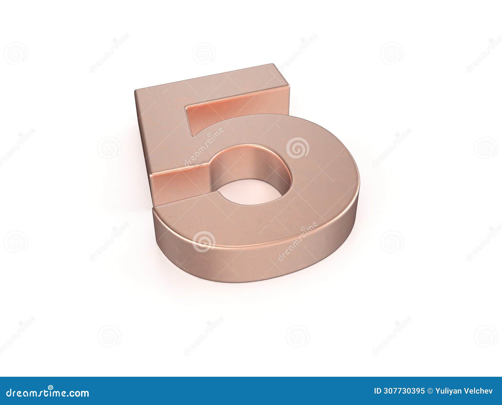 Cooper number five stock illustration. Illustration of figure - 307730395