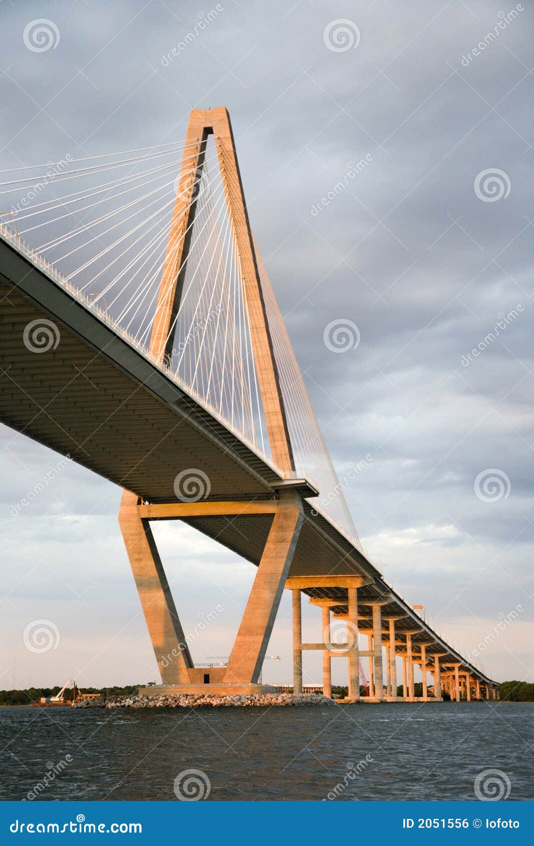 River Bridge Pier Spiral Royalty-Free Stock Image | CartoonDealer.com ...