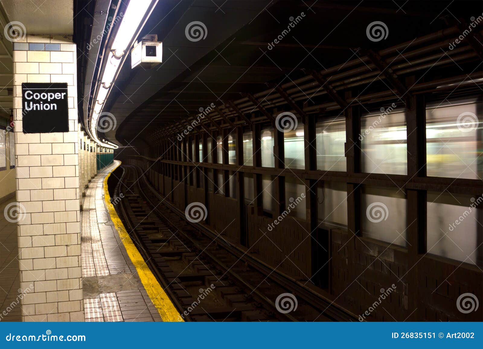 Cooper Union and Astor Place Subway Station, NYC Stock Image - Image of ...