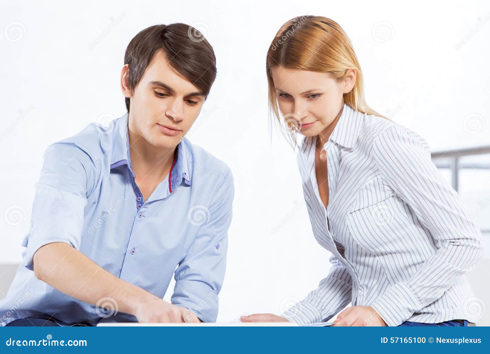 Cooperate for Productive Work Stock Photo - Image of student, female ...