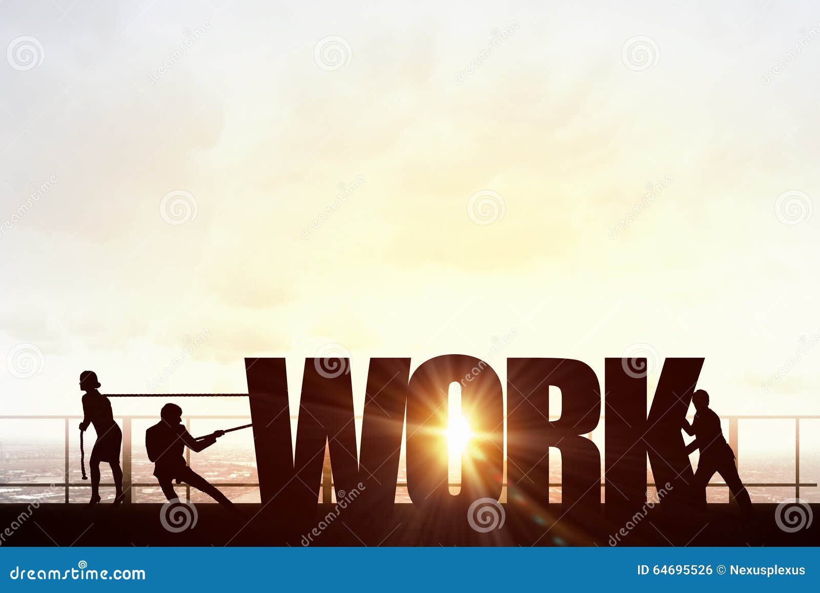 Cooperate for Successful Work Stock Photo - Image of partnership ...