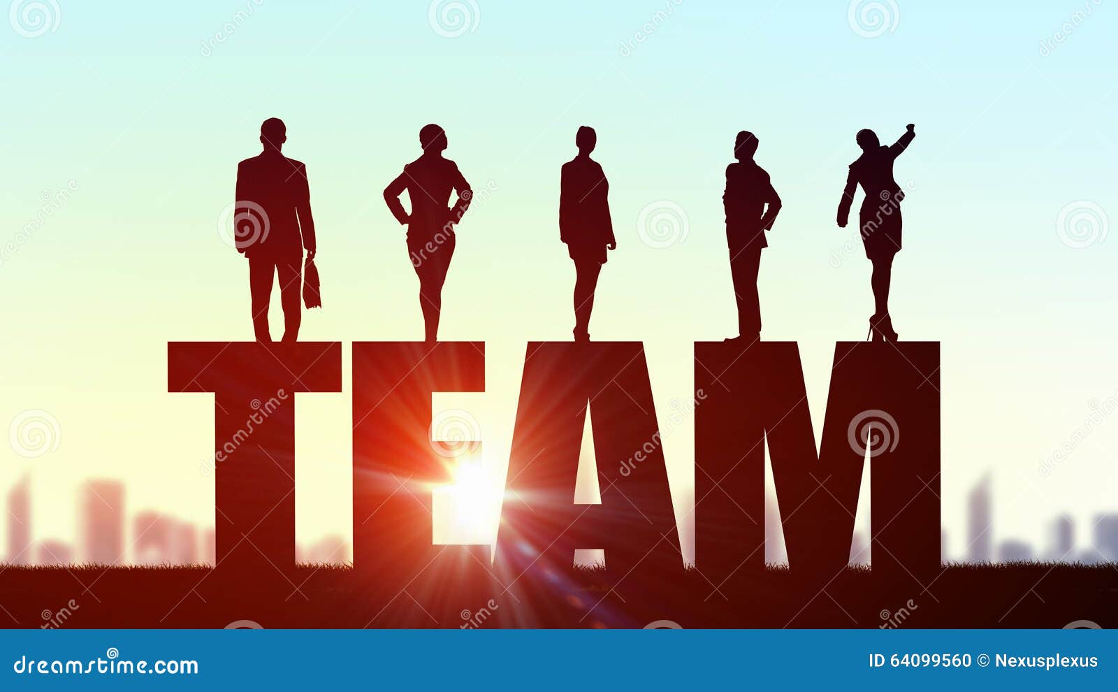 Cooperate for Successful Work Stock Photo - Image of support, work ...