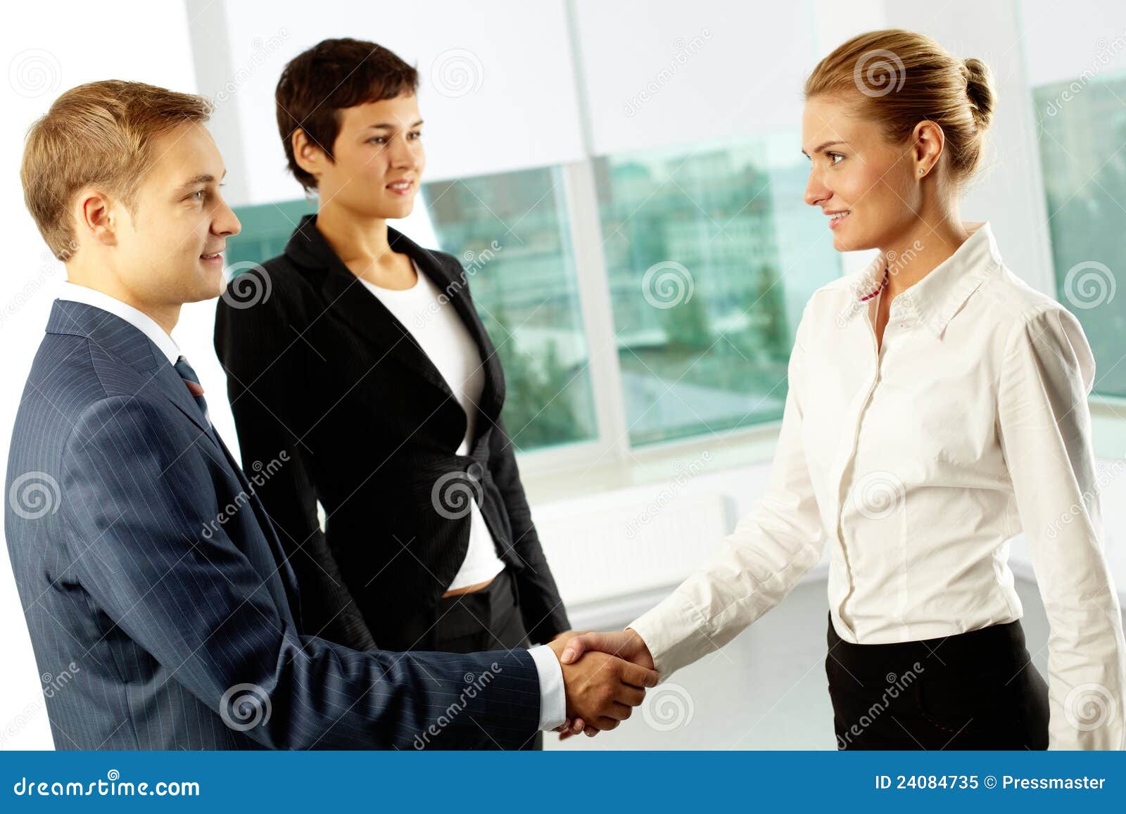 Cooperation stock image. Image of businesspeople, agree - 24084735