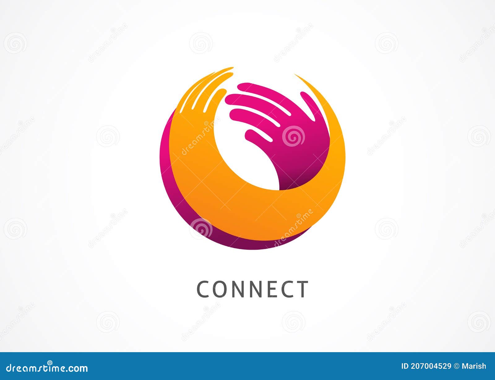 Cooperation Abstract Vector Sign, Symbol and Logo Template. Handshake ...