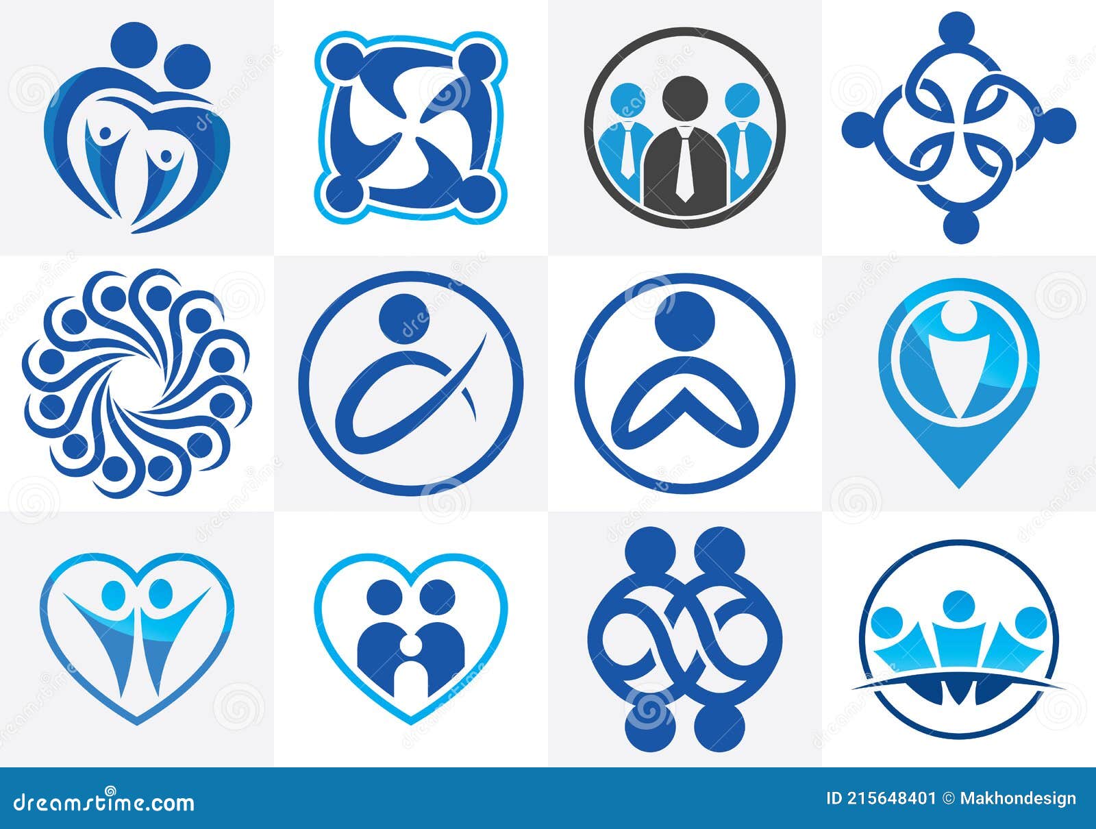 Cooperation Abstract Vector Sign, Symbol, Or Logo Template. Teamwork ...