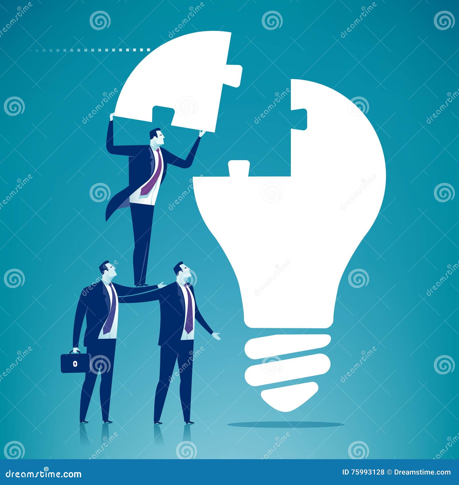 Cooperation stock vector. Illustration of service, direction - 75993128