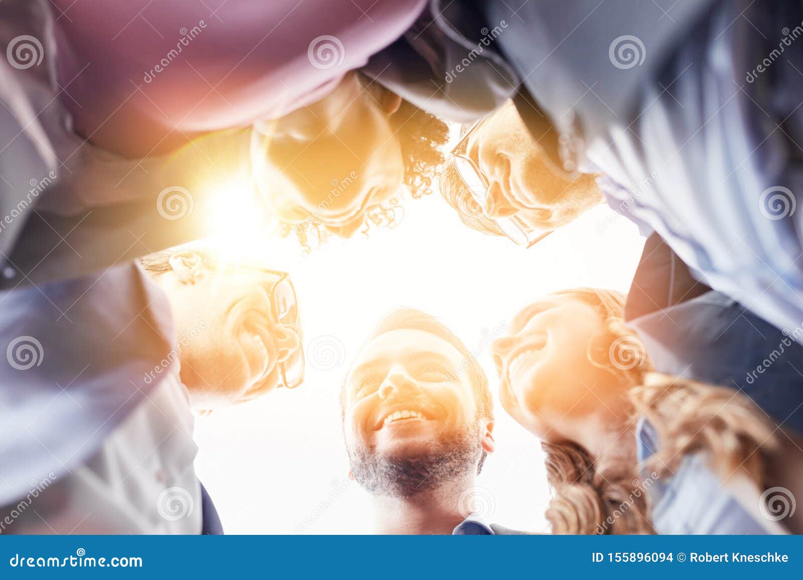 Cooperation in the Business Team with Business People Stock Photo ...