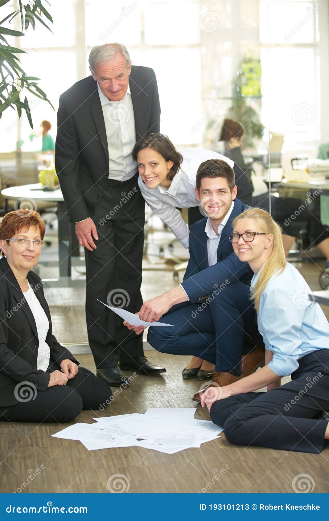 Cooperation of Project Group in the Office Stock Image - Image of ...