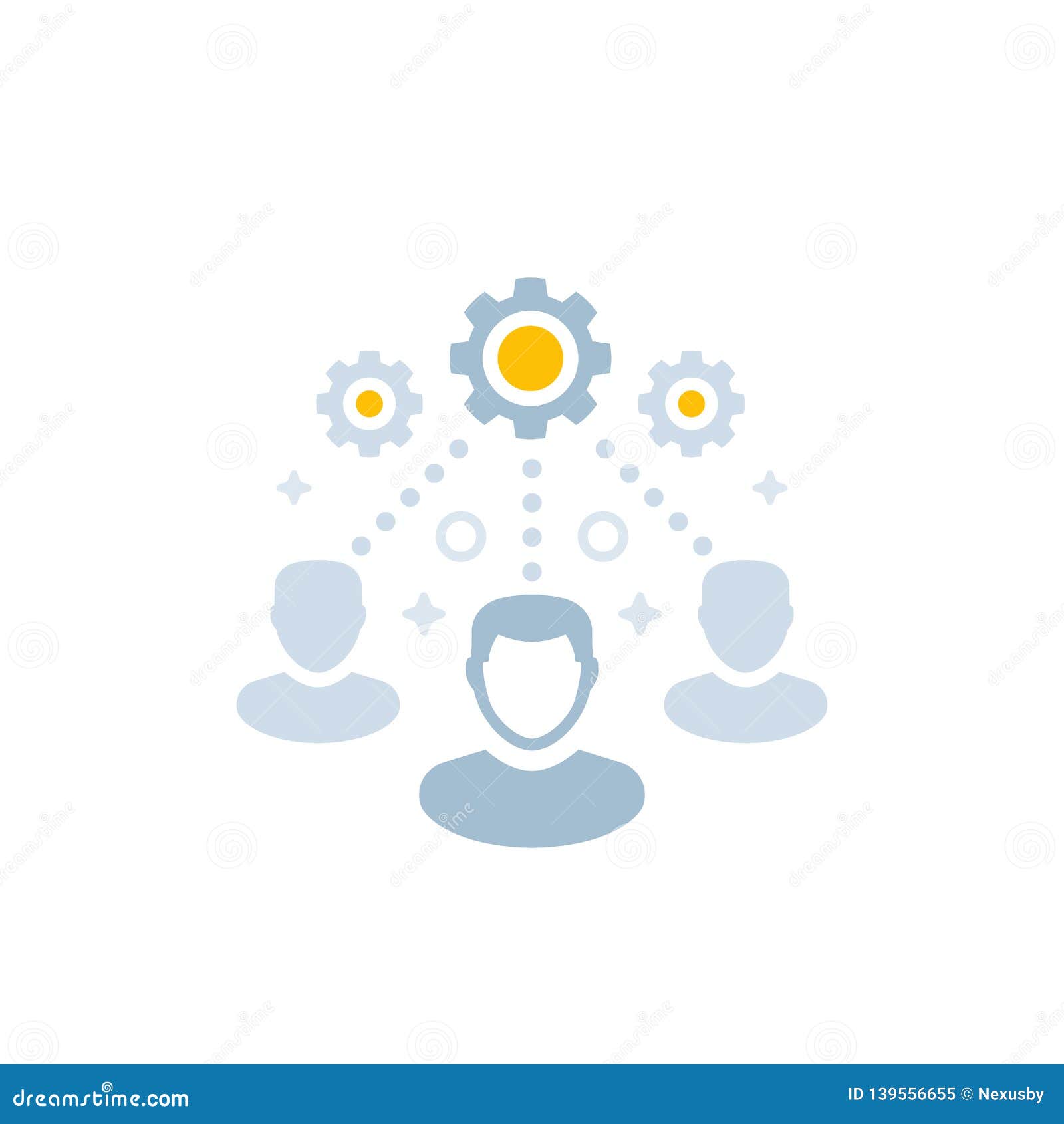 Cooperation Vector Illustration Stock Vector - Illustration of ...