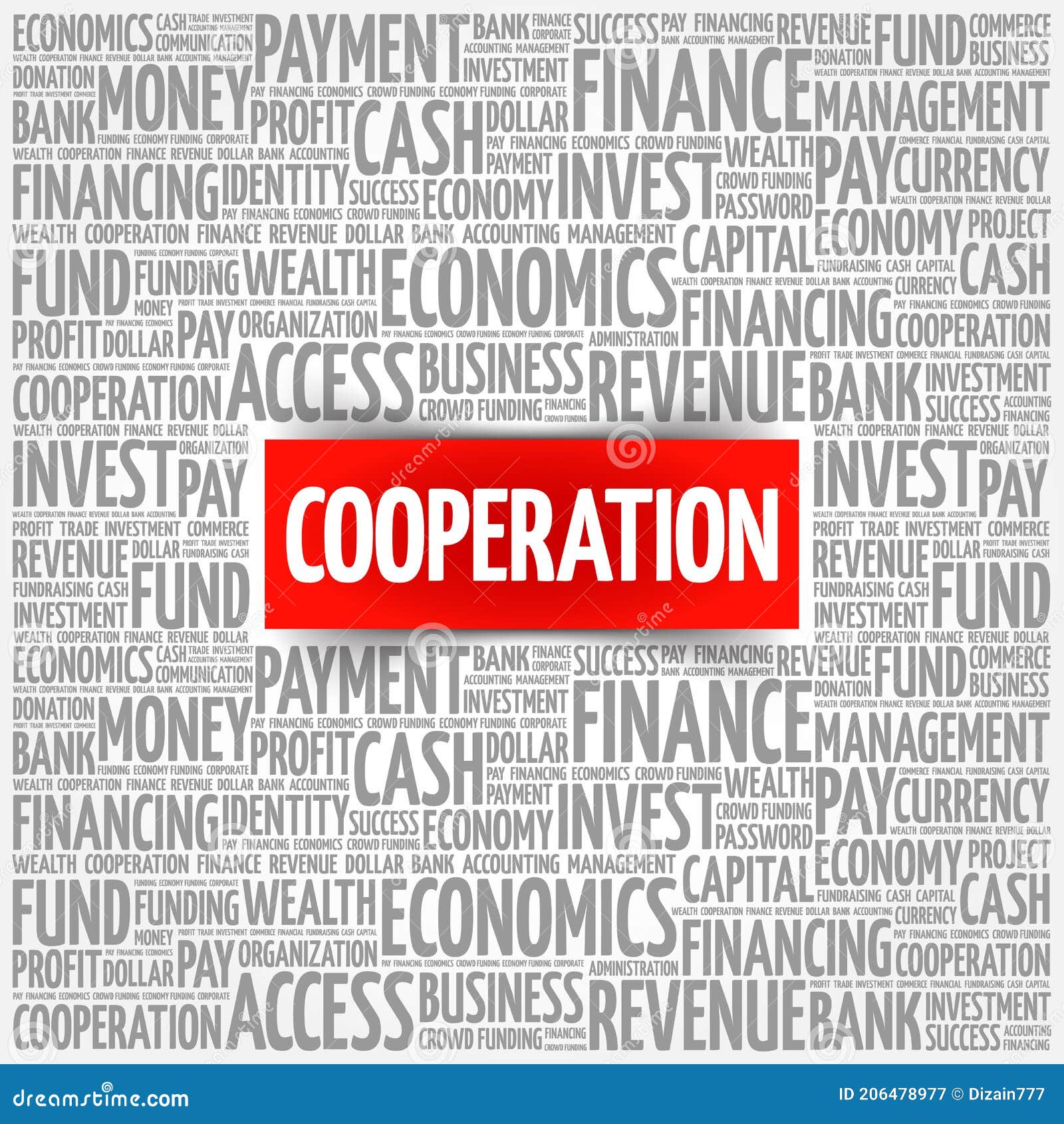COOPERATION word cloud stock illustration. Illustration of cooperation ...