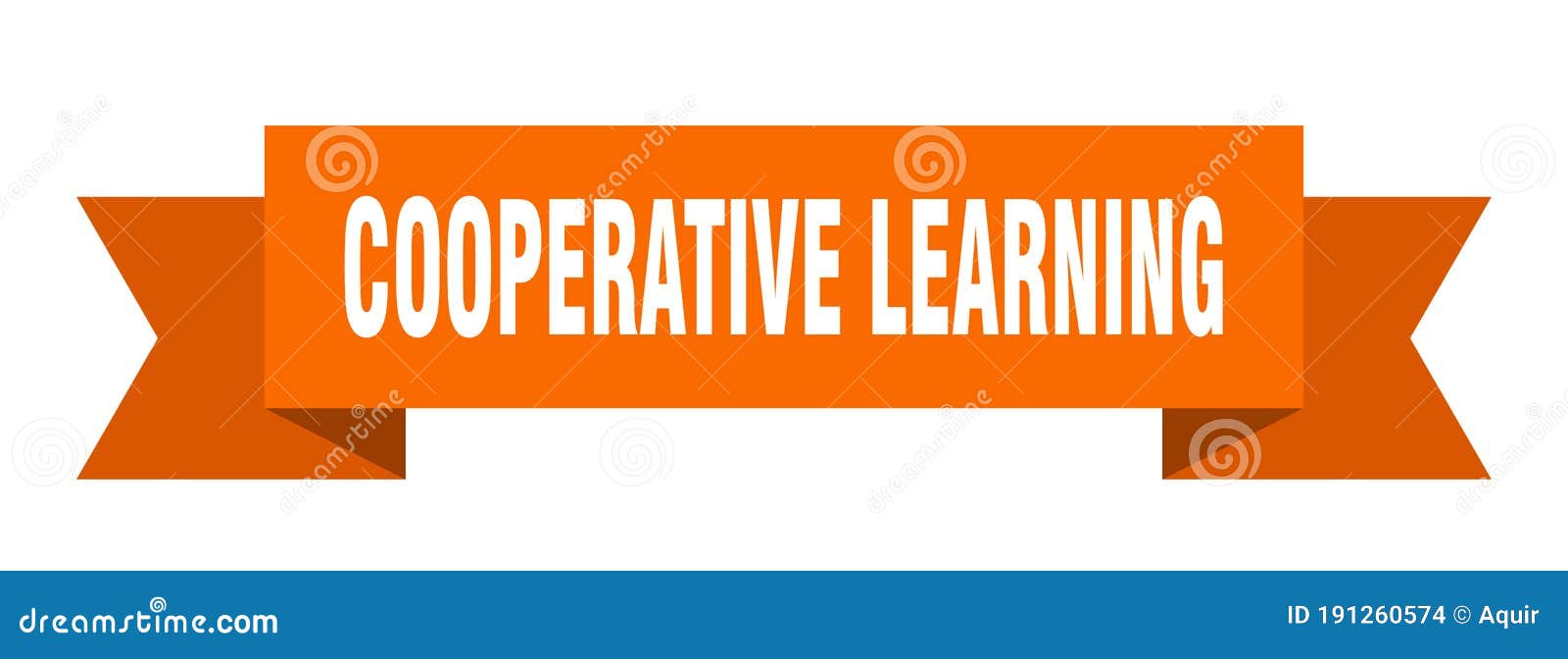 Cooperative Learning Stamp Cartoon Vector | CartoonDealer.com #197360101