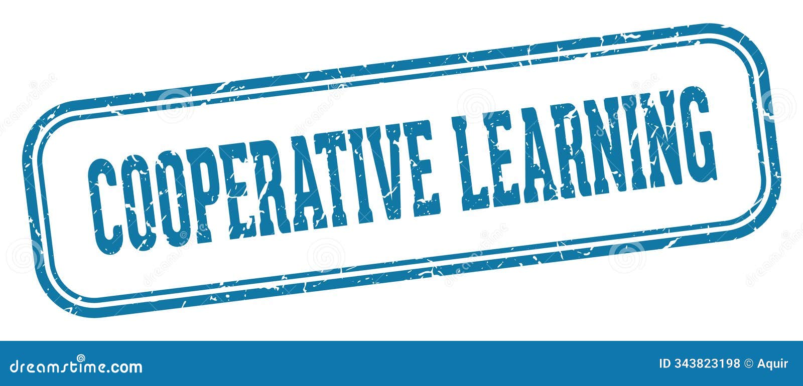 Cooperative Learning Sticker. Vector Illustration | CartoonDealer.com ...