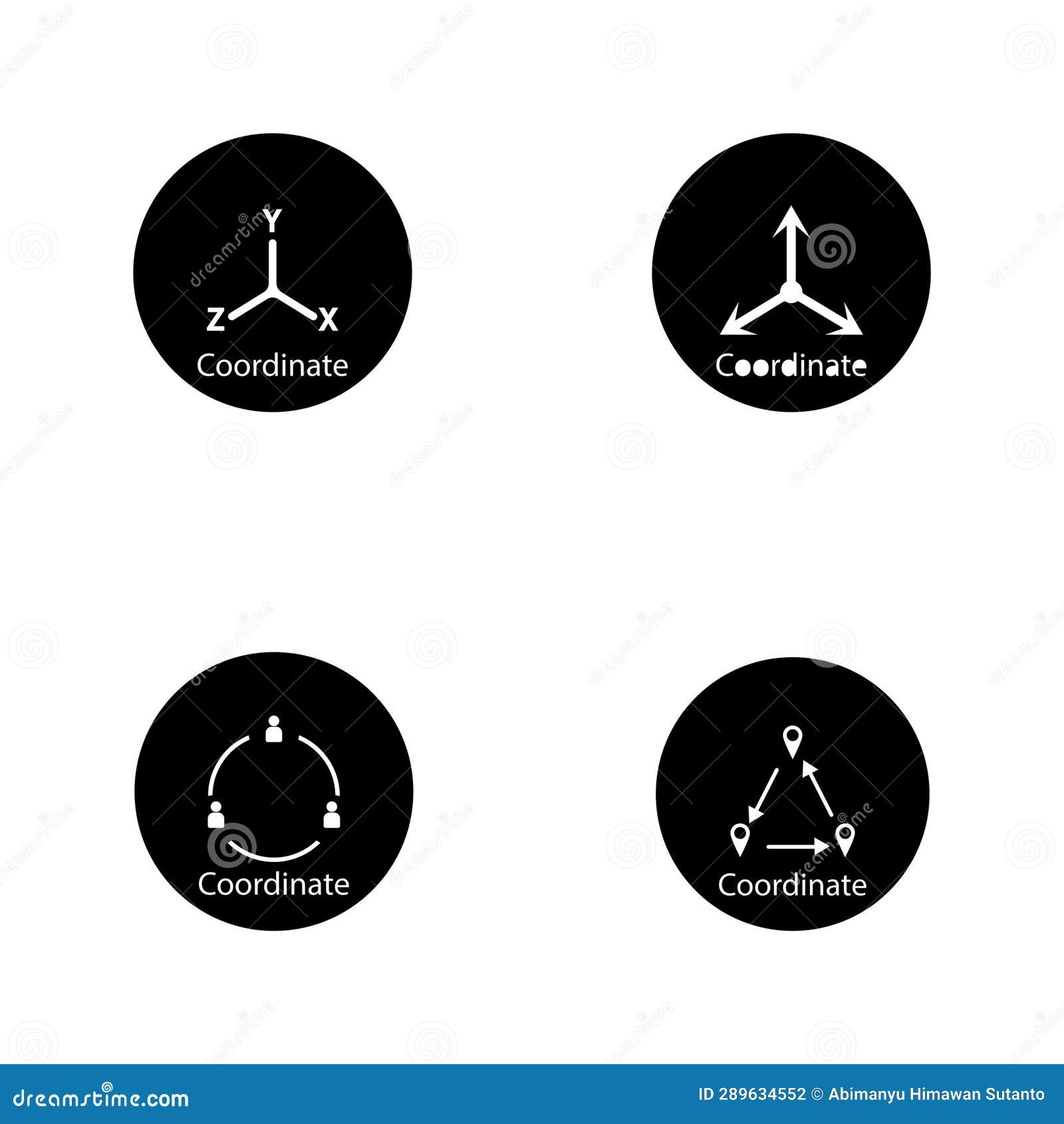Coordinate Icon. Trendy Coordinate Logo Concept On White Background ...
