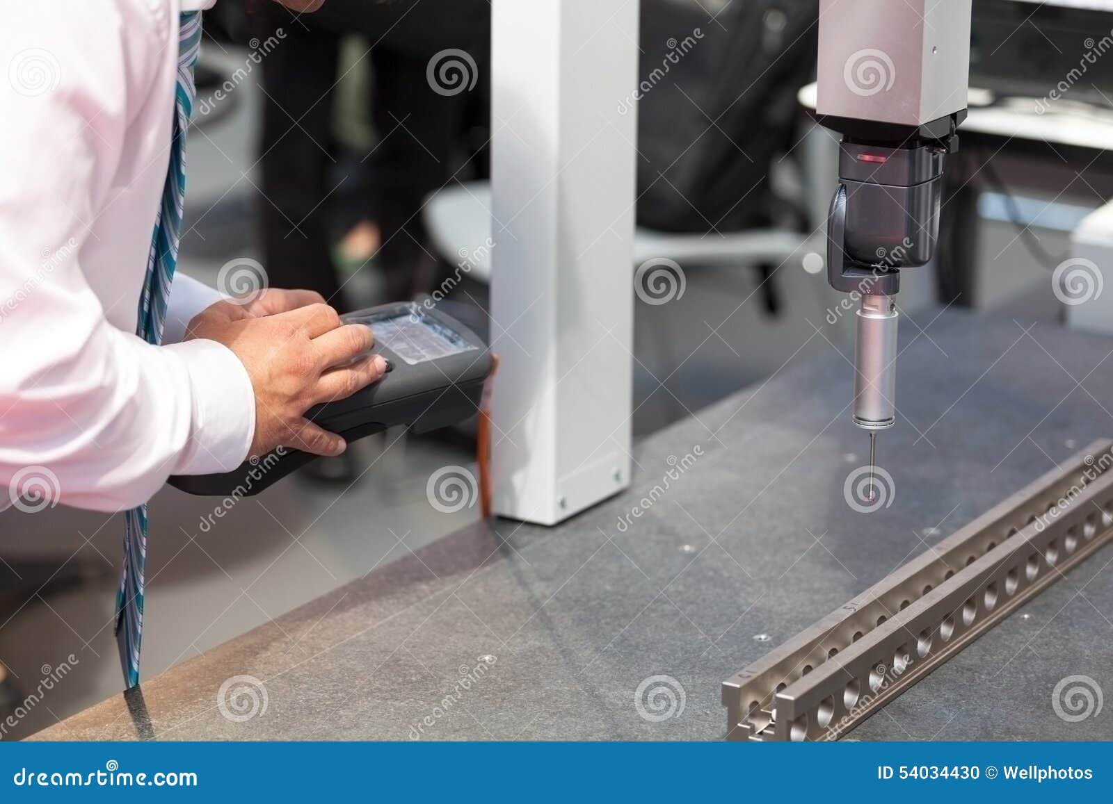Coordinate-measuring Machine (CMM) Stock Photo - Image of micrometer ...