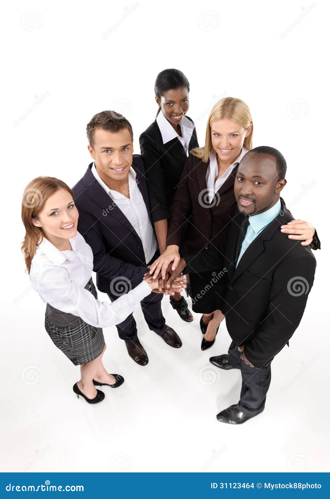 Coordinated team stock photo. Image of years, multiethnic - 31123464