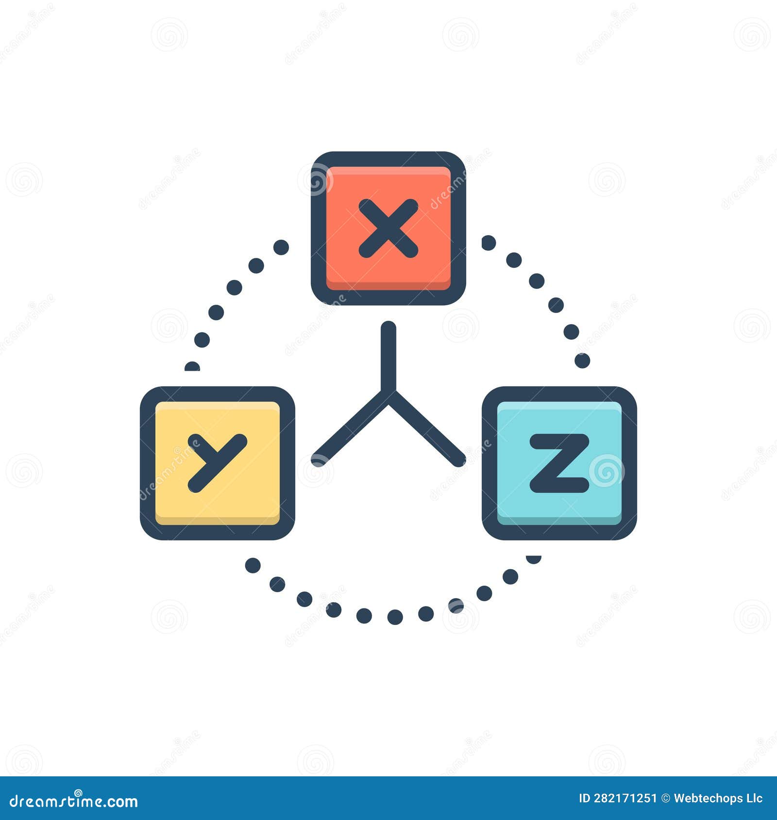 Color Illustration Icon for Coordinates, Harmonize and Bring Stock ... Color Illustration Icon for Coordinates, Harmonize and Bring Stock ...