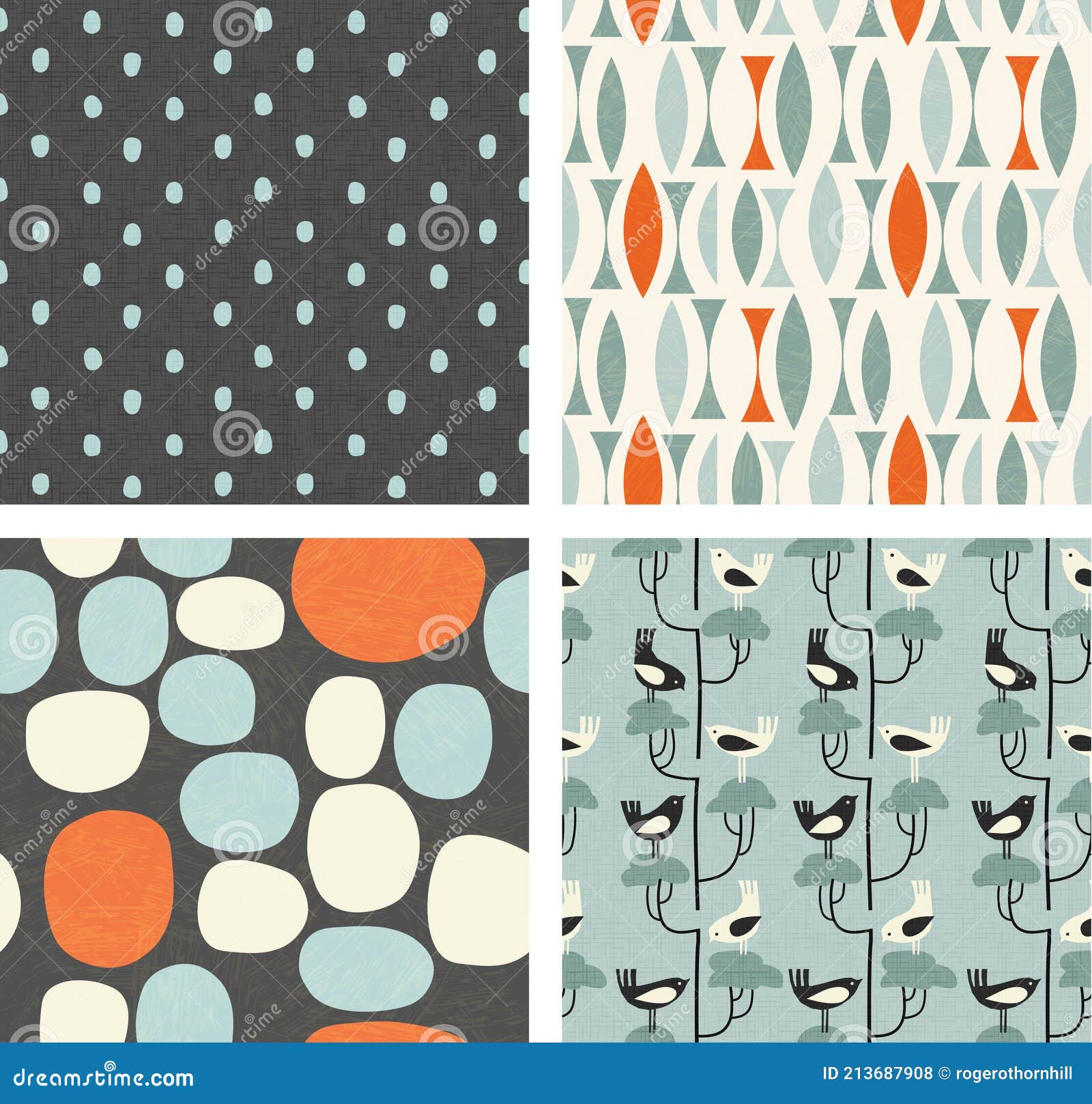 Retro Spring Design Cartoon Vector | CartoonDealer.com #10264847