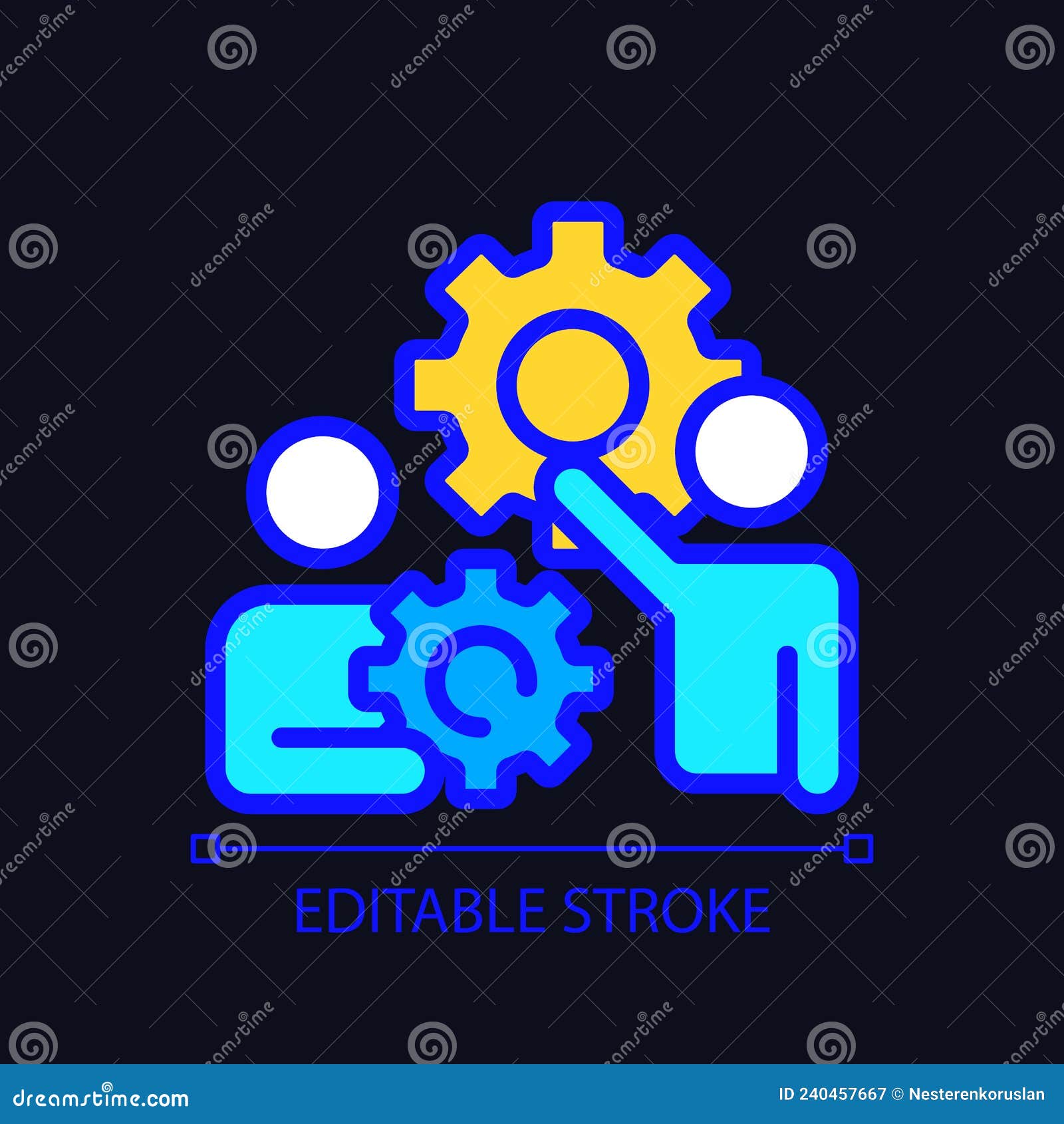 Coordination Pixel Perfect White Linear Icon For Dark Theme Cartoon ... Coordination Pixel Perfect White Linear Icon For Dark Theme Cartoon ...