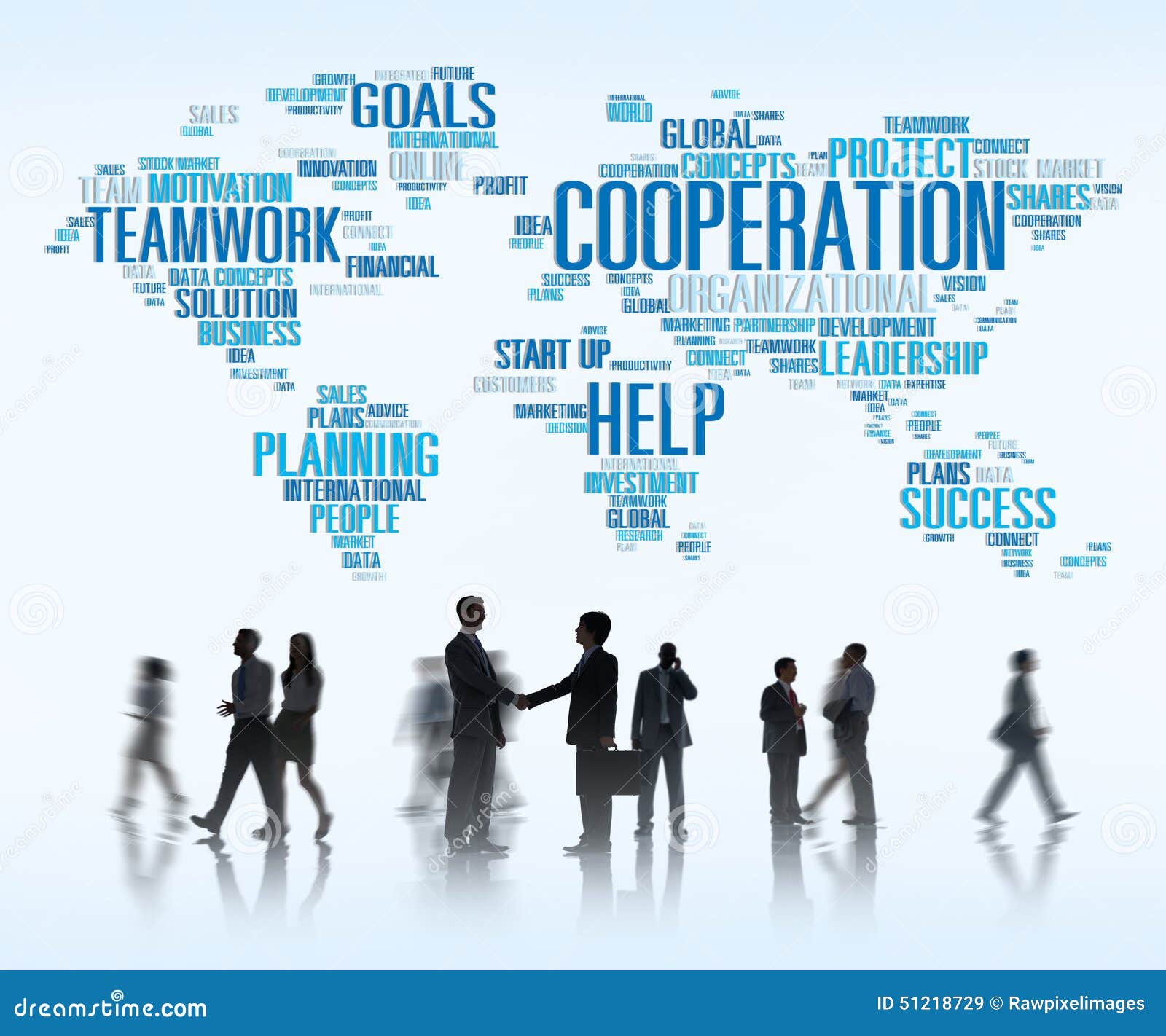 Coorperation Business Coworker Planning Teamwork Concept Stock Image ...