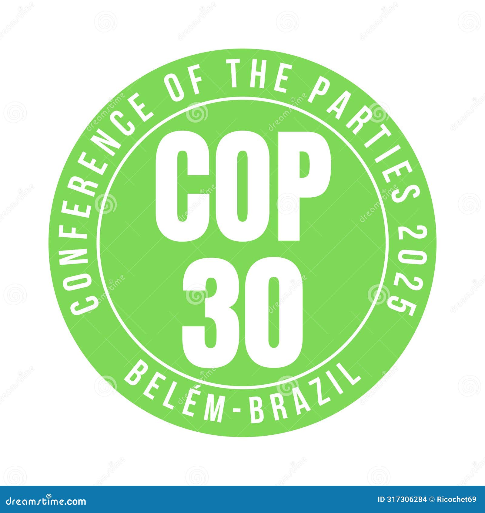 COP 30 in Belem Brazil Symbol Stock Illustration - Illustration of ...