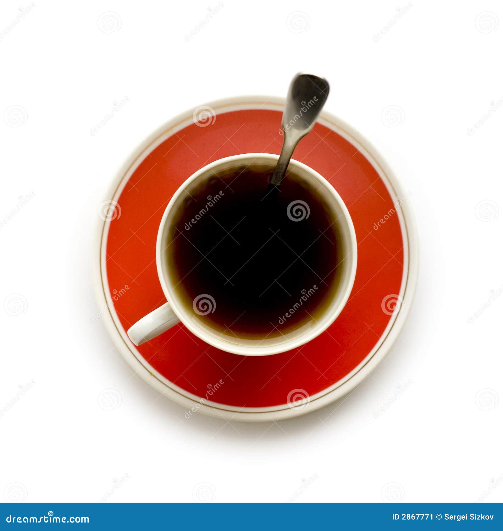 Cop of coffee stock image. Image of espresso, stirring - 2867771