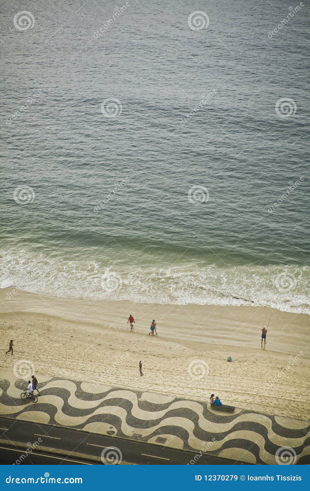 Copa cabana beach stock image. Image of beach, corcovado - 12370279