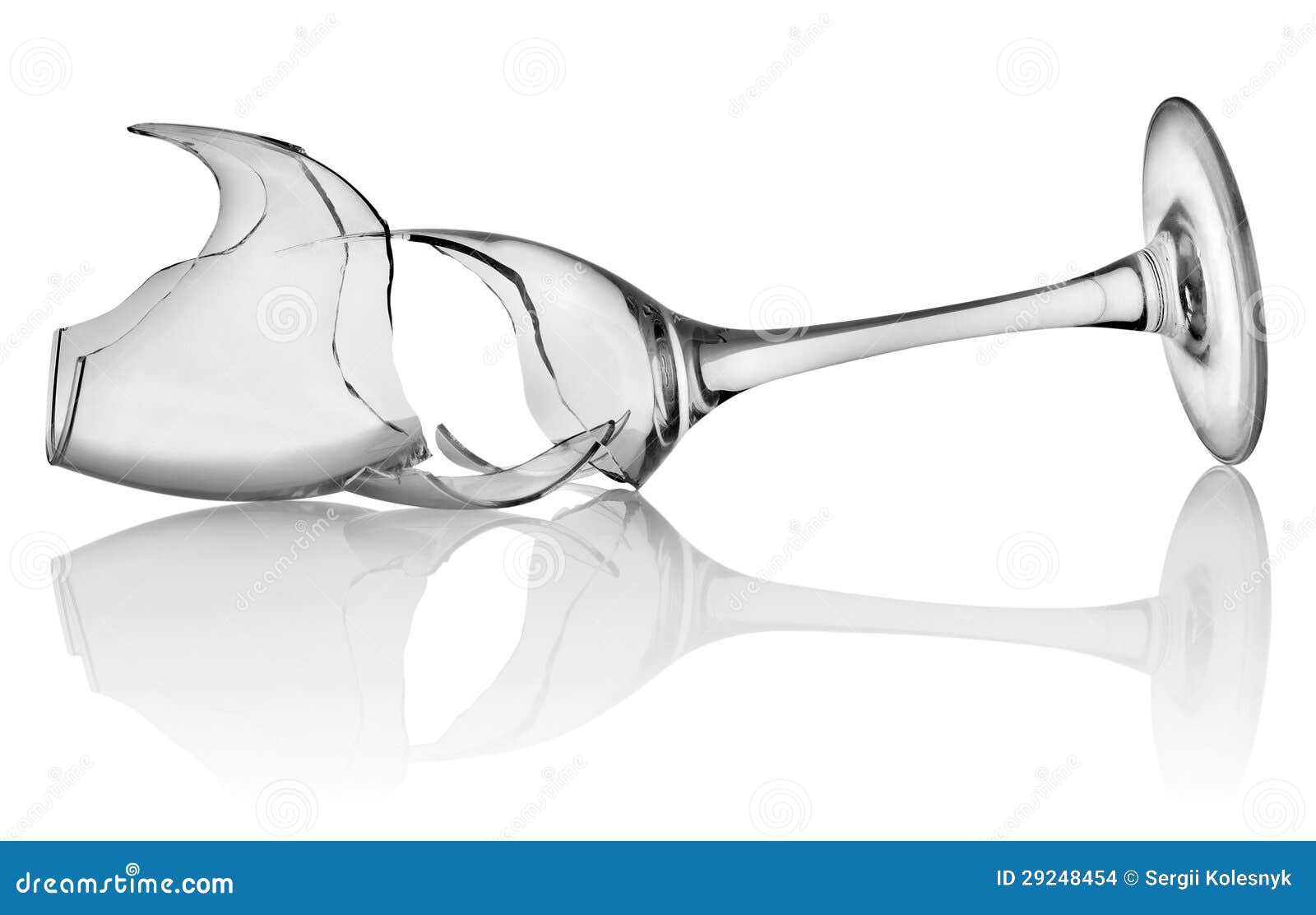 Copa de vino quebrada foto de archivo. Imagen de copa - 29248454