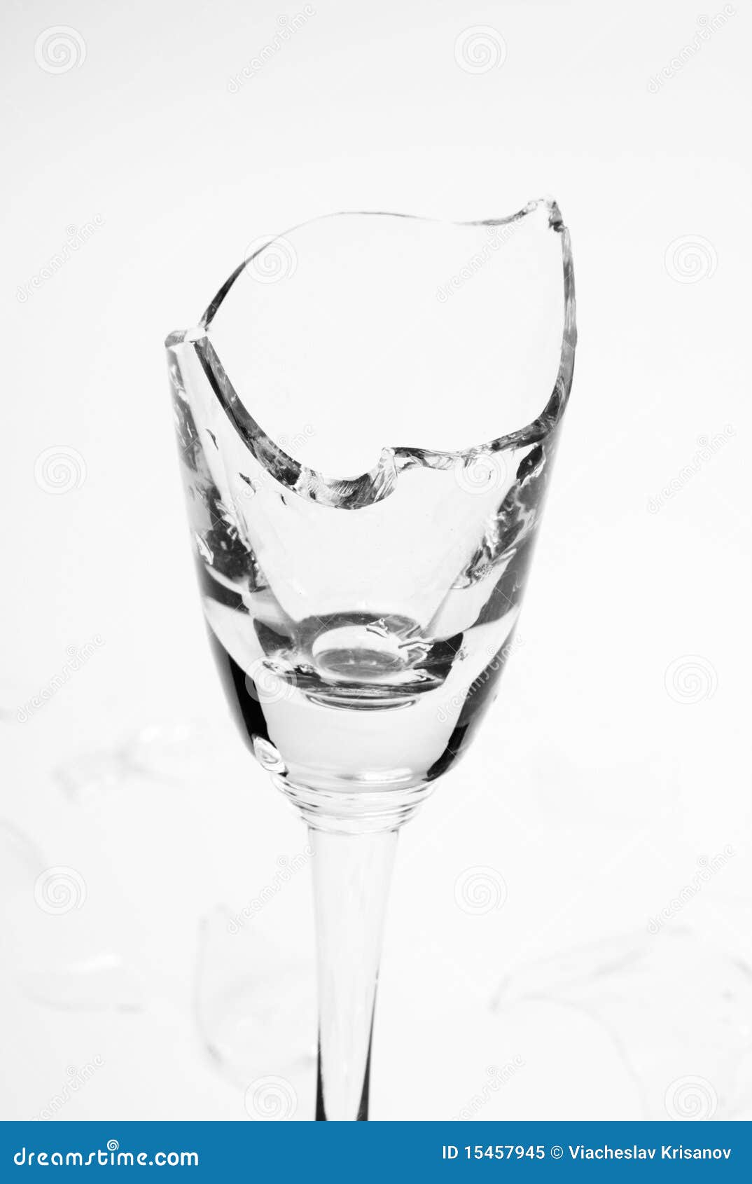 Copa quebrada imagen de archivo. Imagen de humano, sostenido - 15457945