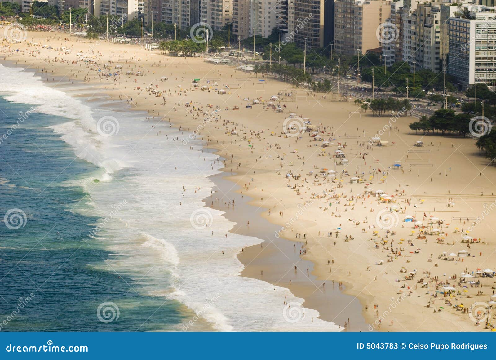 Copacabana stock image. Image of beach, copacabana, city - 5043783