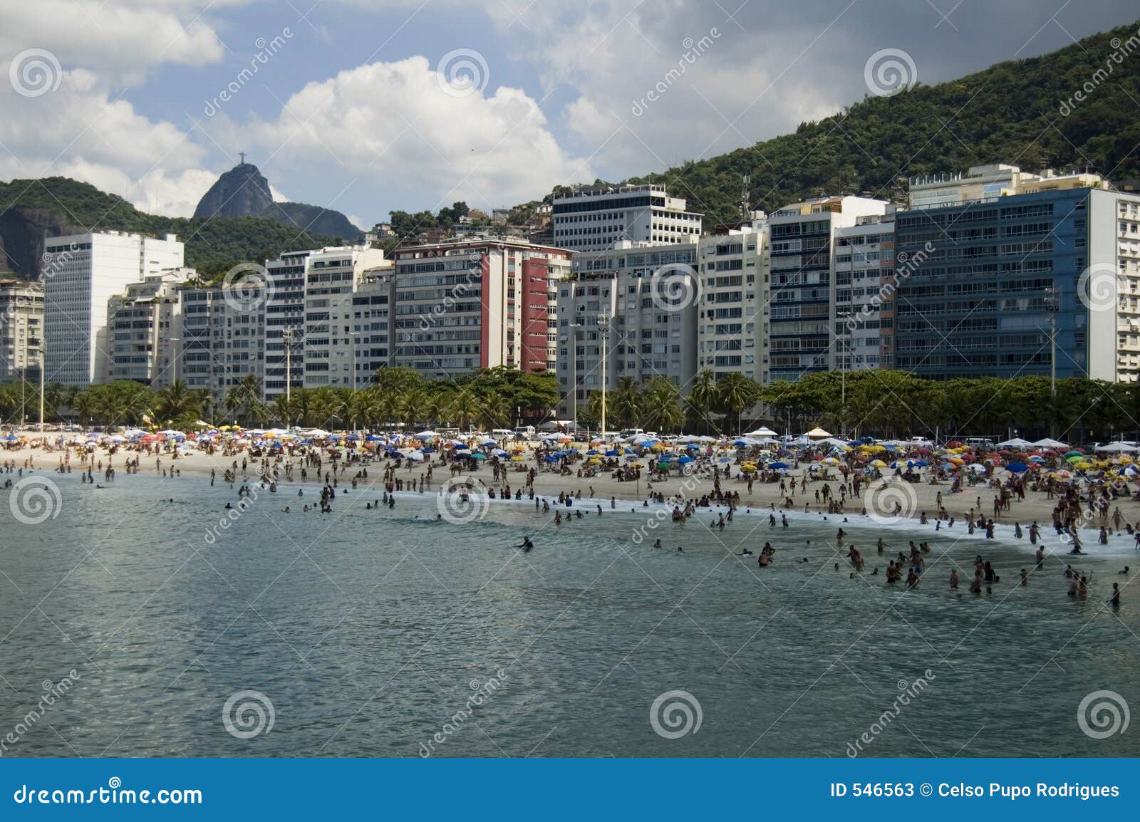 Copacabana (Leme) stock image. Image of city, vacation - 546563