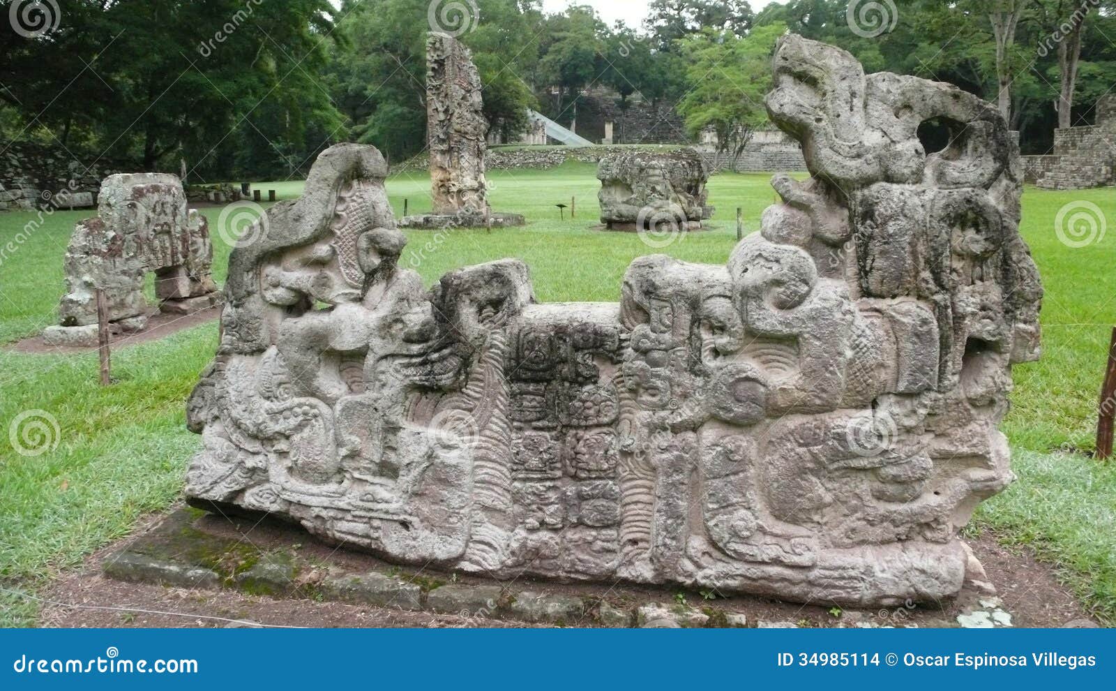 Copan, Honduras foto de archivo. Imagen de recorrido - 34985114