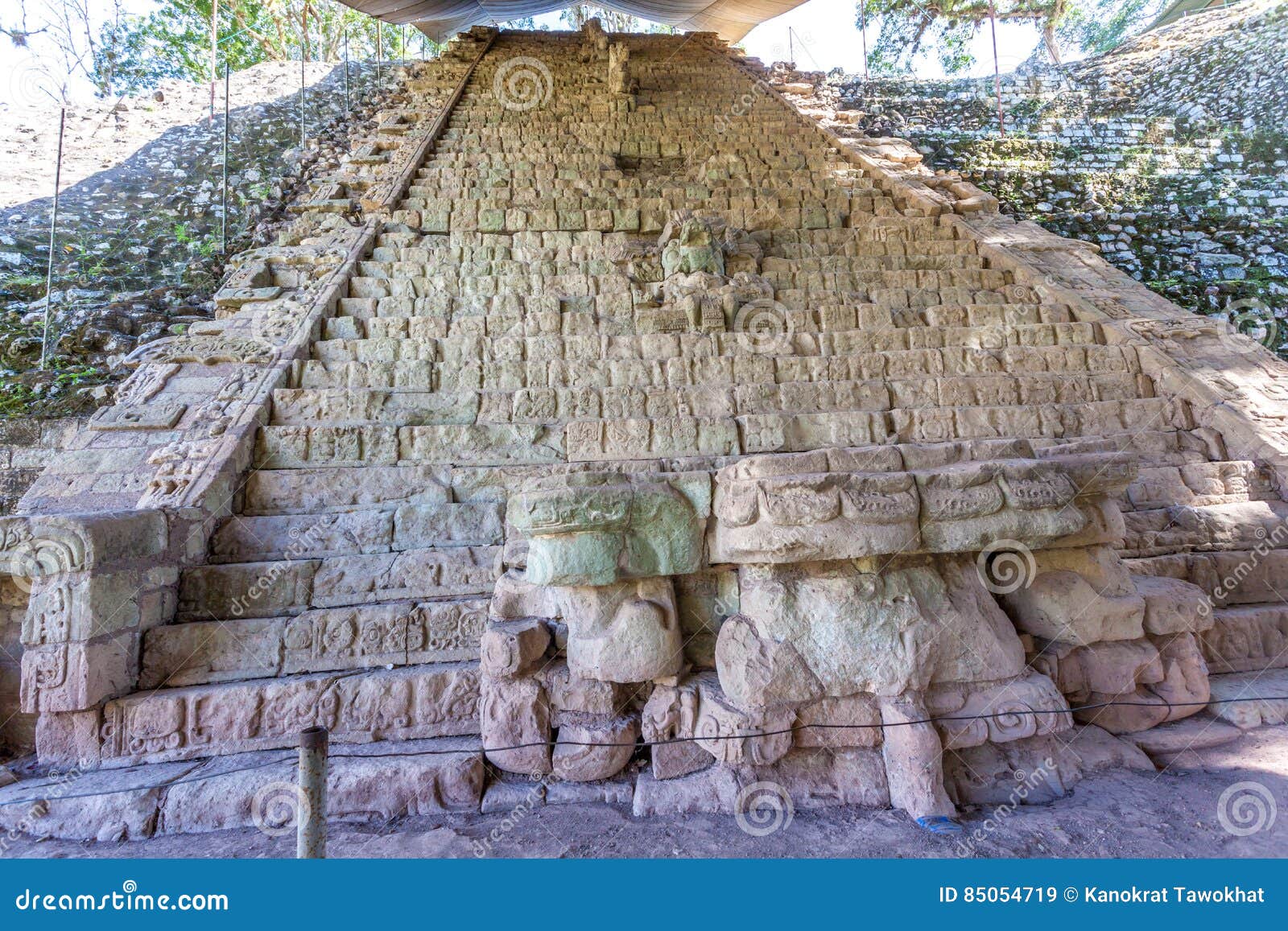 Copan Ruinas stock image. Image of plaza, archaeological - 85054719