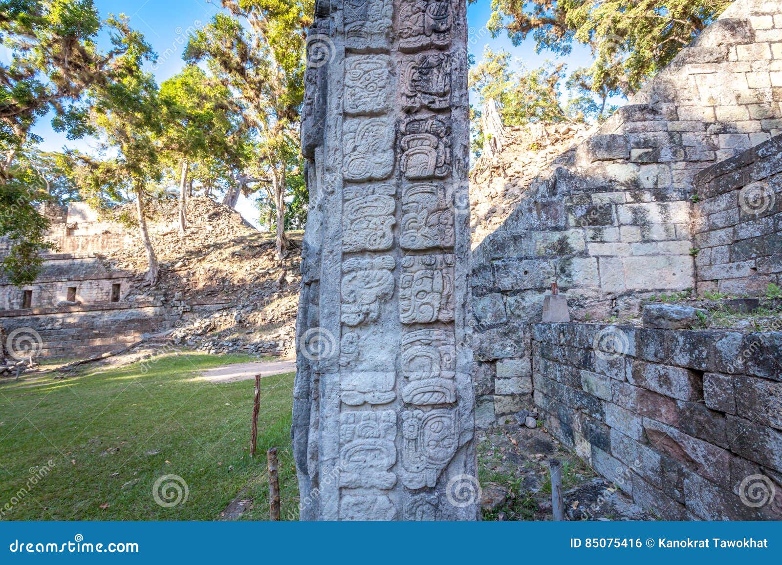 Copan Ruinas stock photo. Image of ruin, america, ancient - 85075416