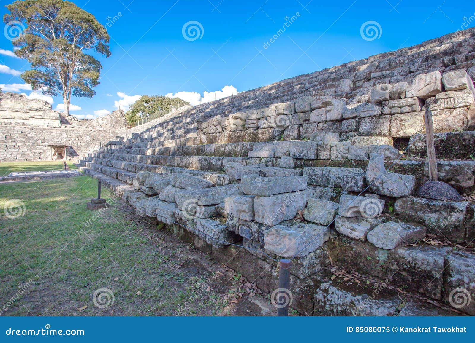 Copan Ruinas stock image. Image of plaza, latin, department - 85080075