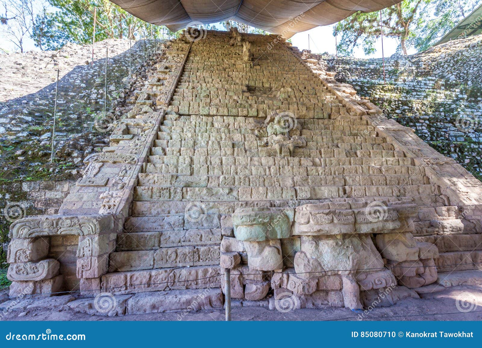 Copan Ruinas stock photo. Image of history, archaeological - 85080710