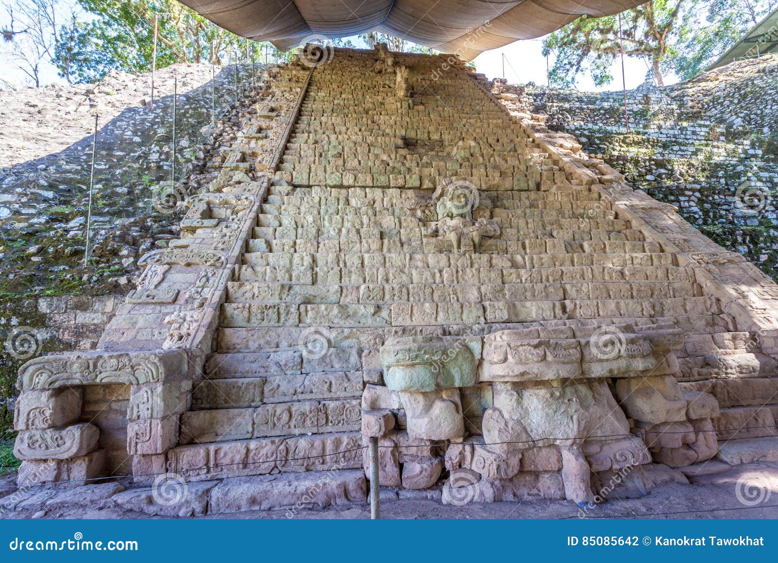 Copan Ruinas stock photo. Image of central, destinations - 85085642